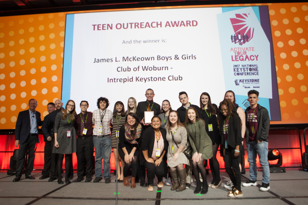 Congratulations Intrepid Keystone Club! - James L. McKeown Boys & Girls Club of Woburn